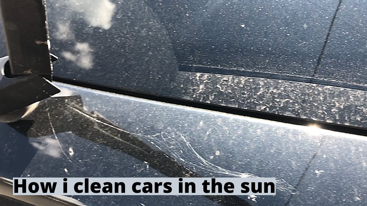 How i wash my cars in the direct sun. - YouTube
