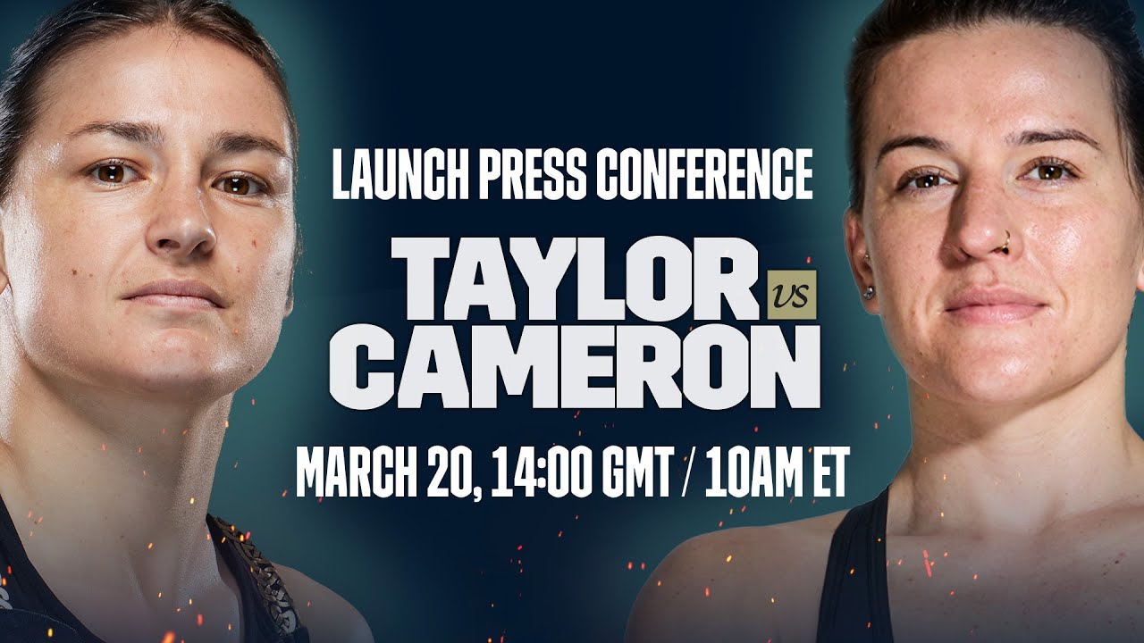 Katie Taylor vs. Chantelle Cameron Launch Press Conference - YouTube