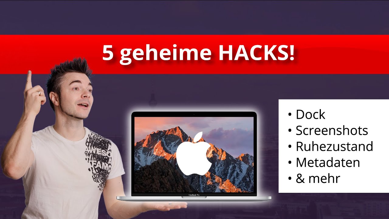 OPTIMIERE deinen MAC mit diesen 5 GEHEIMEN Terminal HACKS! 😱😲 - YouTube