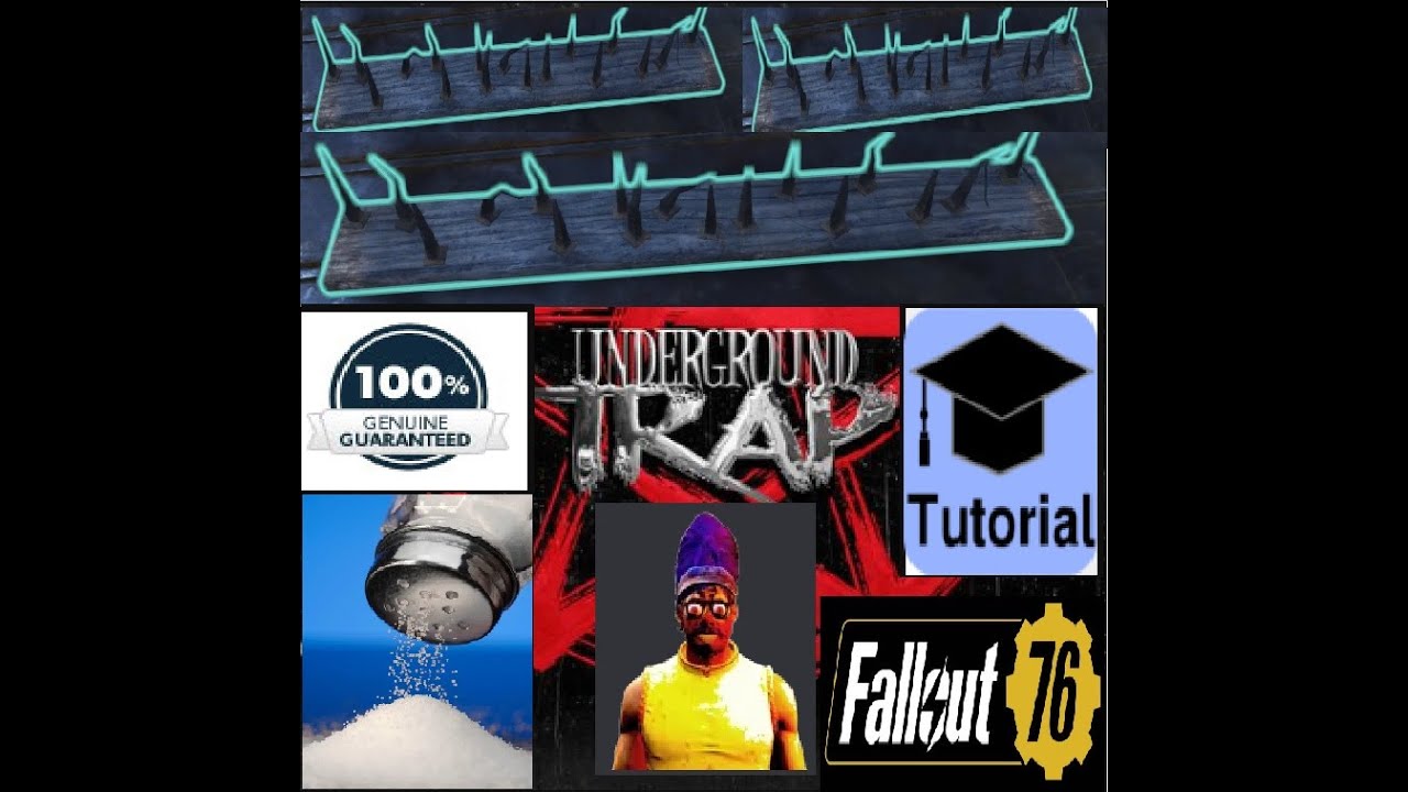Fallout 76 Underground Falling Trap Tutorial - YouTube