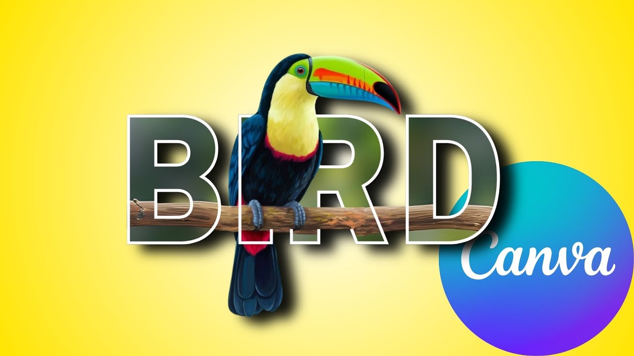 New Bird Poster Design in CANVA | Canva Design Tutorial | Canva ...