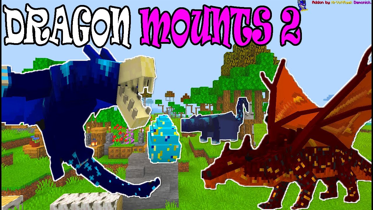 Cách Cài Mod/Addon Dragon Mounts 2 Mới Nhất Trong Minecraft Pe 1.17 ...