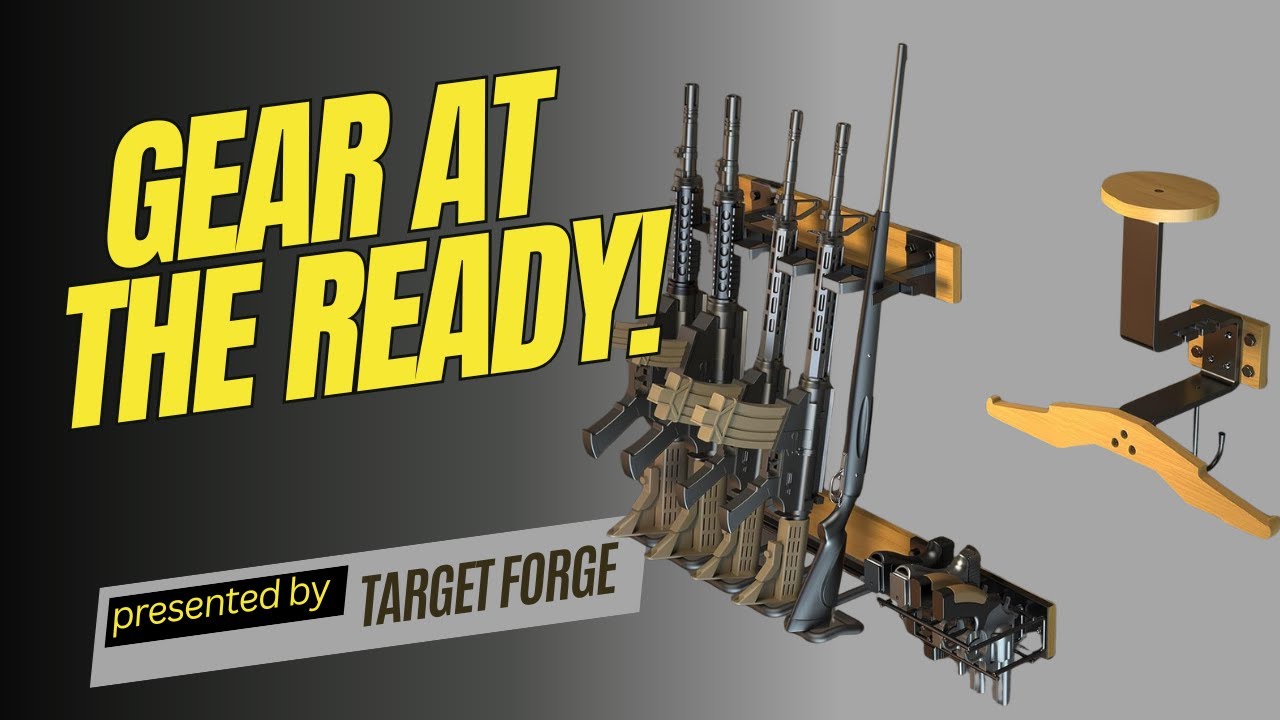 Ultimate Rifle & Pistol Rack Install: Tactical Gear Storage Guide - YouTube