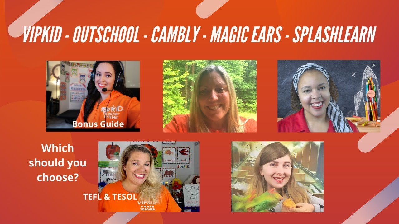 VIPKid, Cambly, Splashlearn, Magic Ears, Outschool: Which should you ...