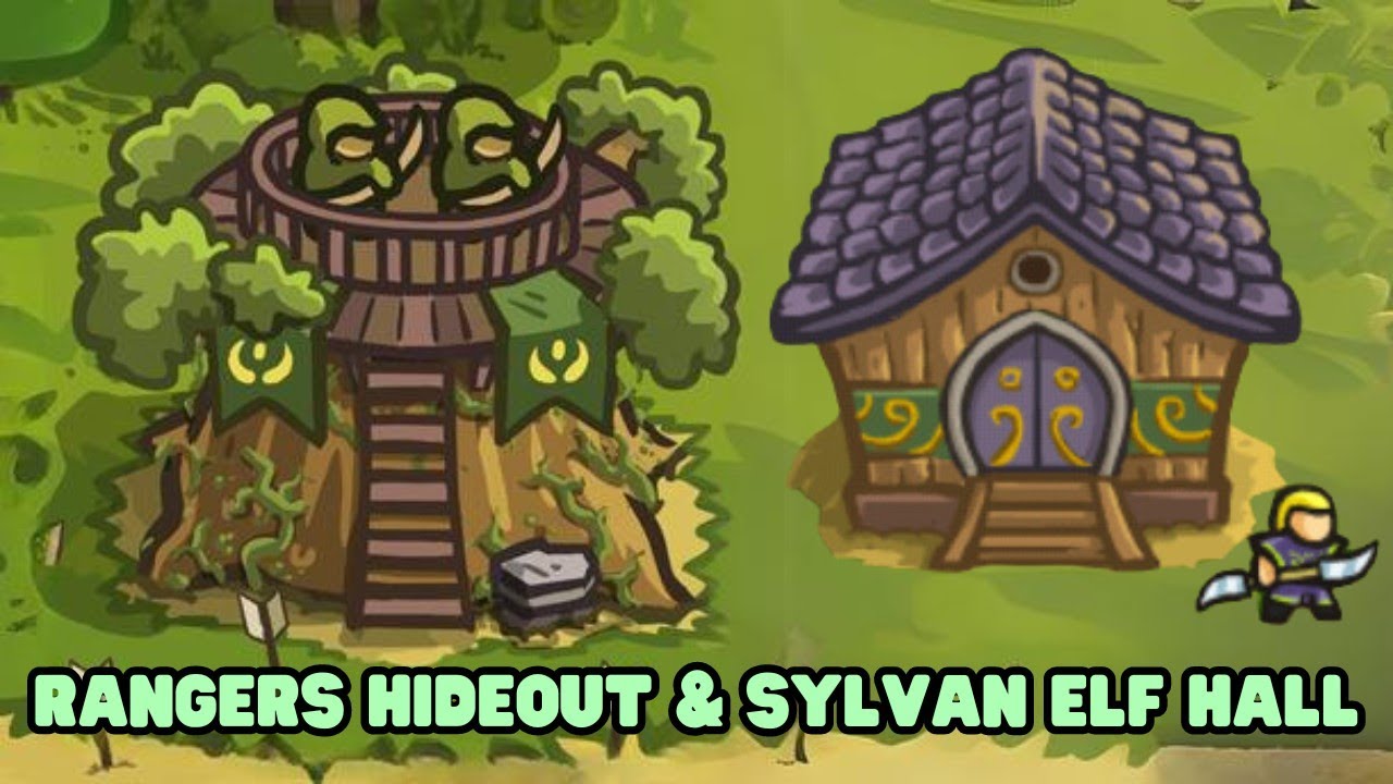 Kingdom Rush Mobile (More Tower Version) #13: Rangers Hideout & Sylvan ...
