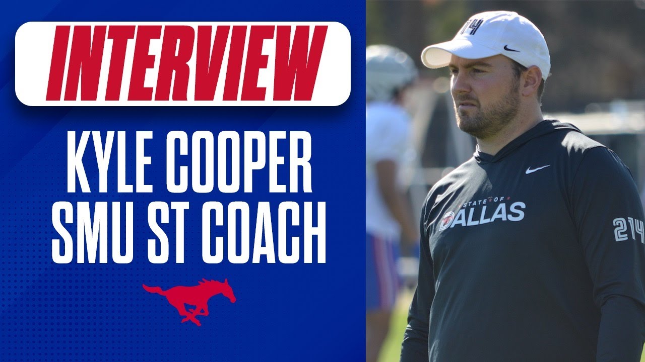 SMU RB/ST Coach Kyle Cooper talks about Brashard Smith's workload ...