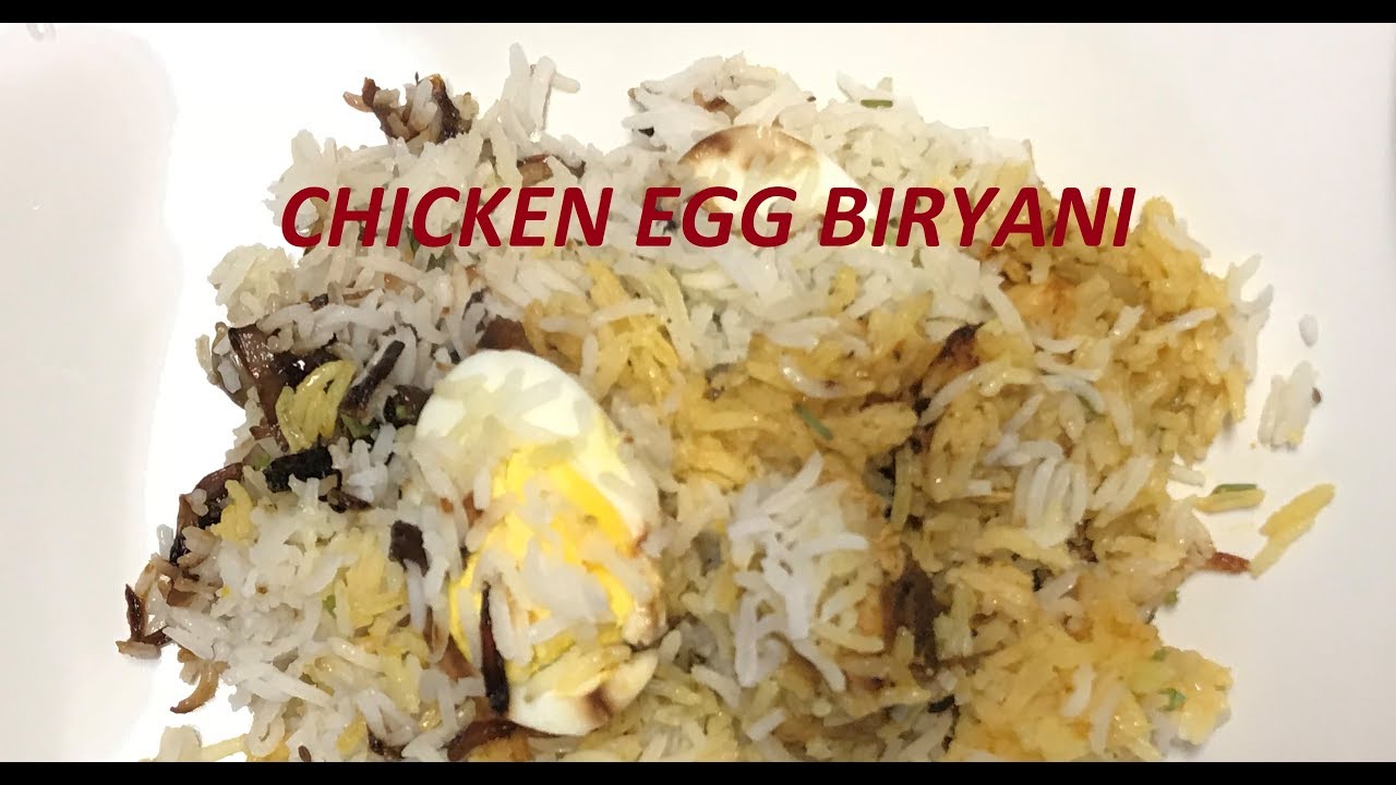 Chicken Egg Biryani | Chicken Biryani cooked in Rice Cooker | Biryani ...