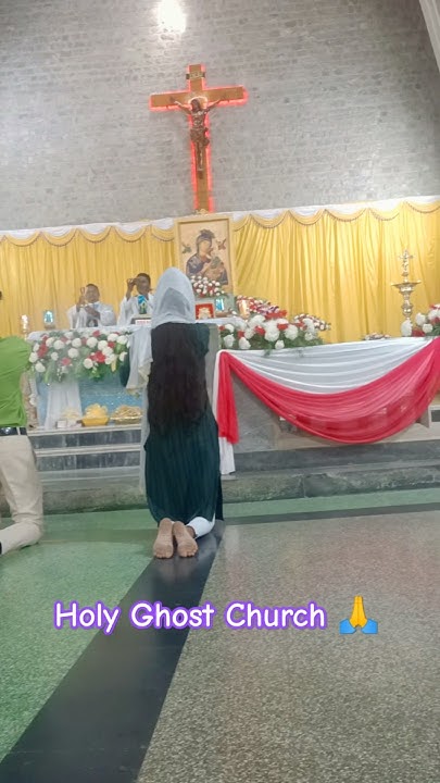 Holy Eucharist at #holyghostchurch #bangalore #youtube #shorts - YouTube