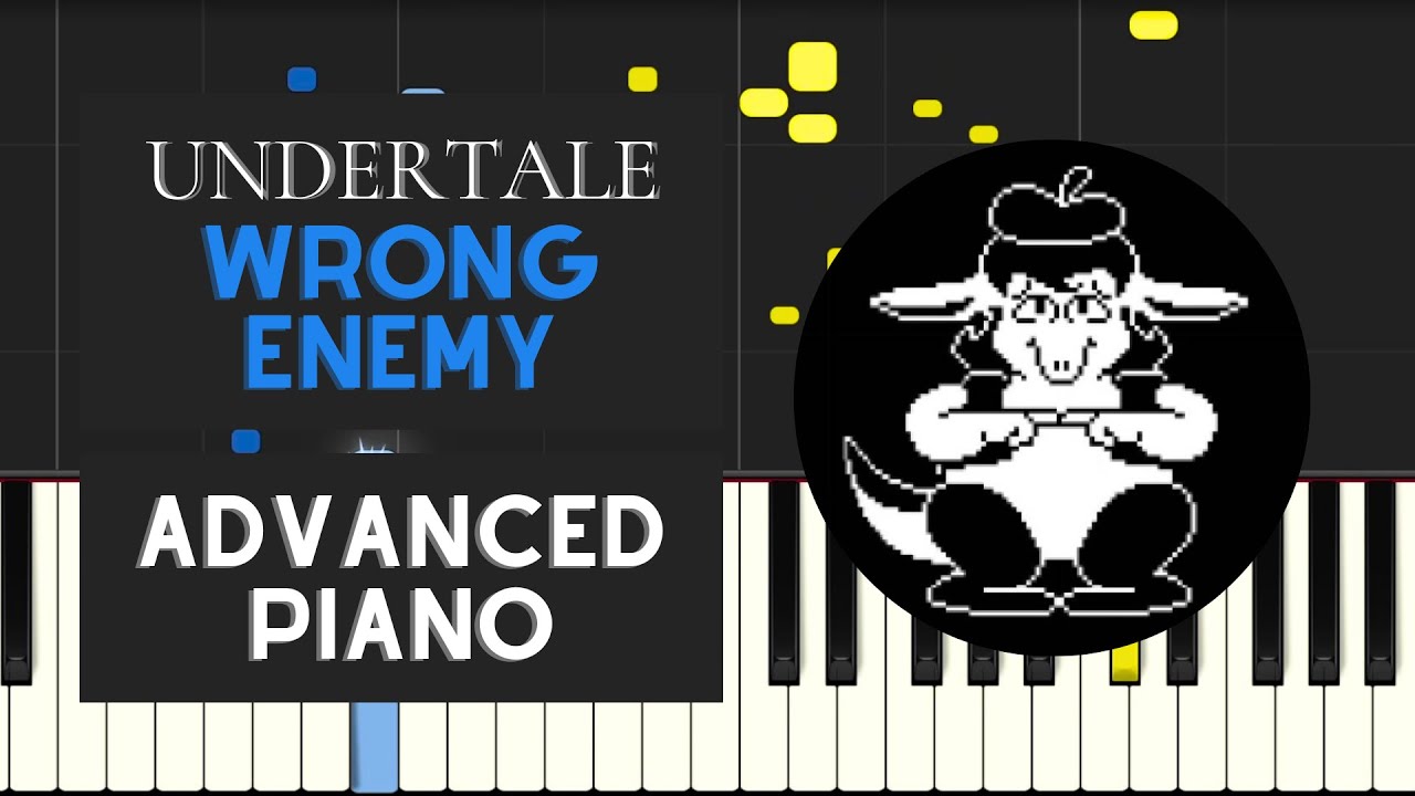 Wrong Enemy (Advanced Piano Tutorial) - Undertale - YouTube