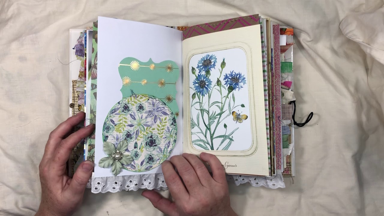 Remember If You Will...Floral Explosion Junk Journal - YouTube