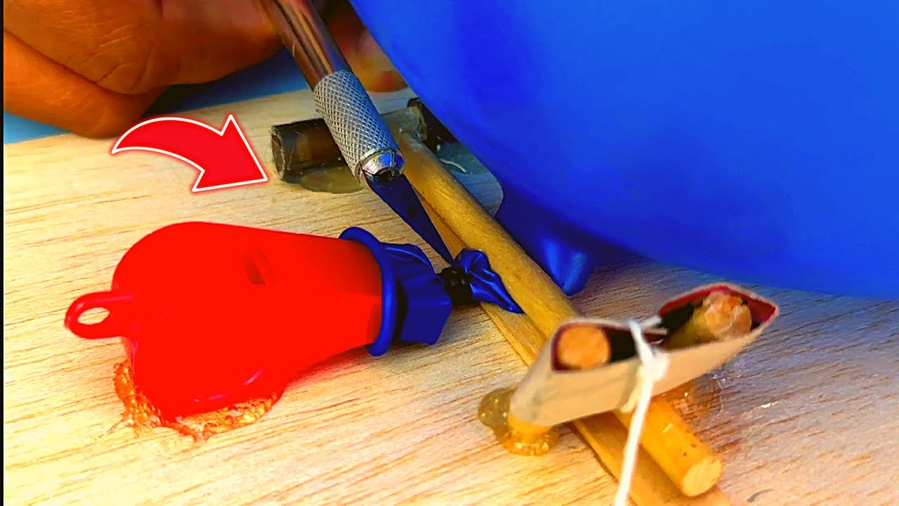 Alarma casera con un globo. - YouTube