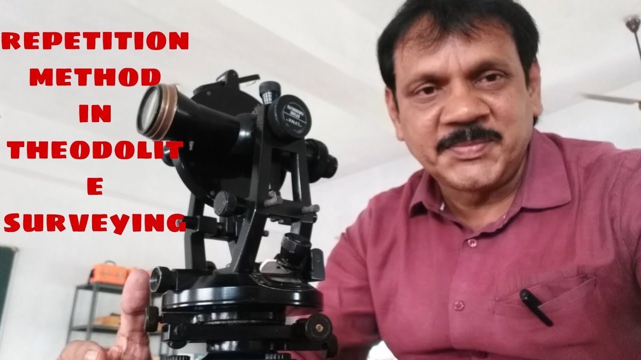Repetition method in theodolite surveying| by The civil engineer - YouTube