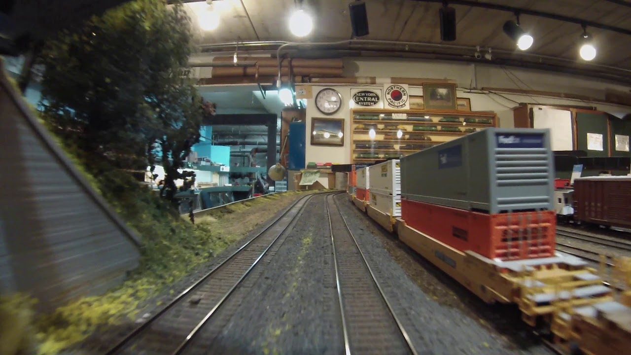 HO Scale Ride Along - North Metro Model Railroad Club - Part 2 - YouTube