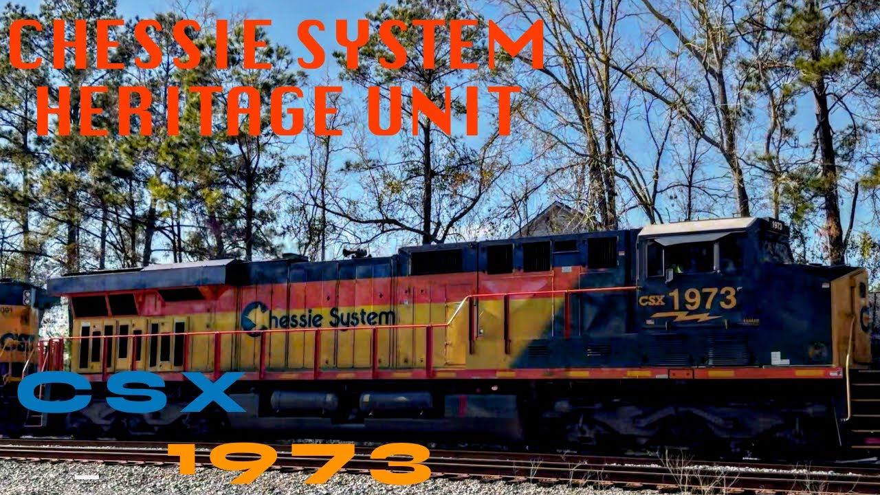 Heritage Unit: Chessie System CSX1973 - YouTube