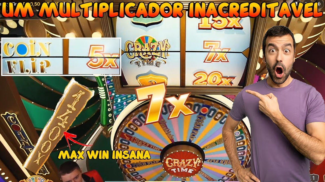 🤩UMA MAXWIN INSANA NO CRAZY TIME VEIO E UM BONUS MULTIPLICADO NO FINAL PRA GARANTIR A FORRA🤑 ...