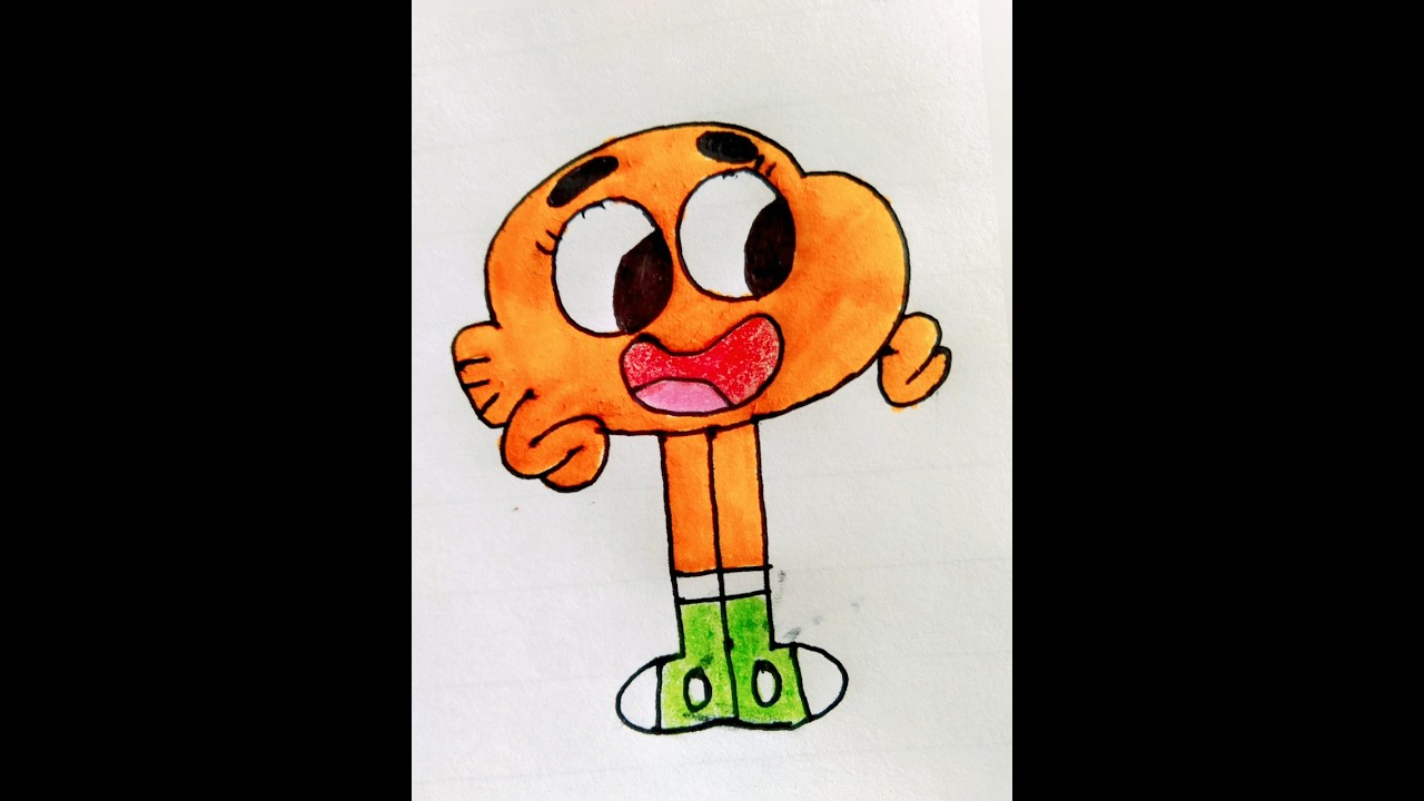 🧡 ️Cute&Easy Darwin Drawing ️ 🧡 - YouTube