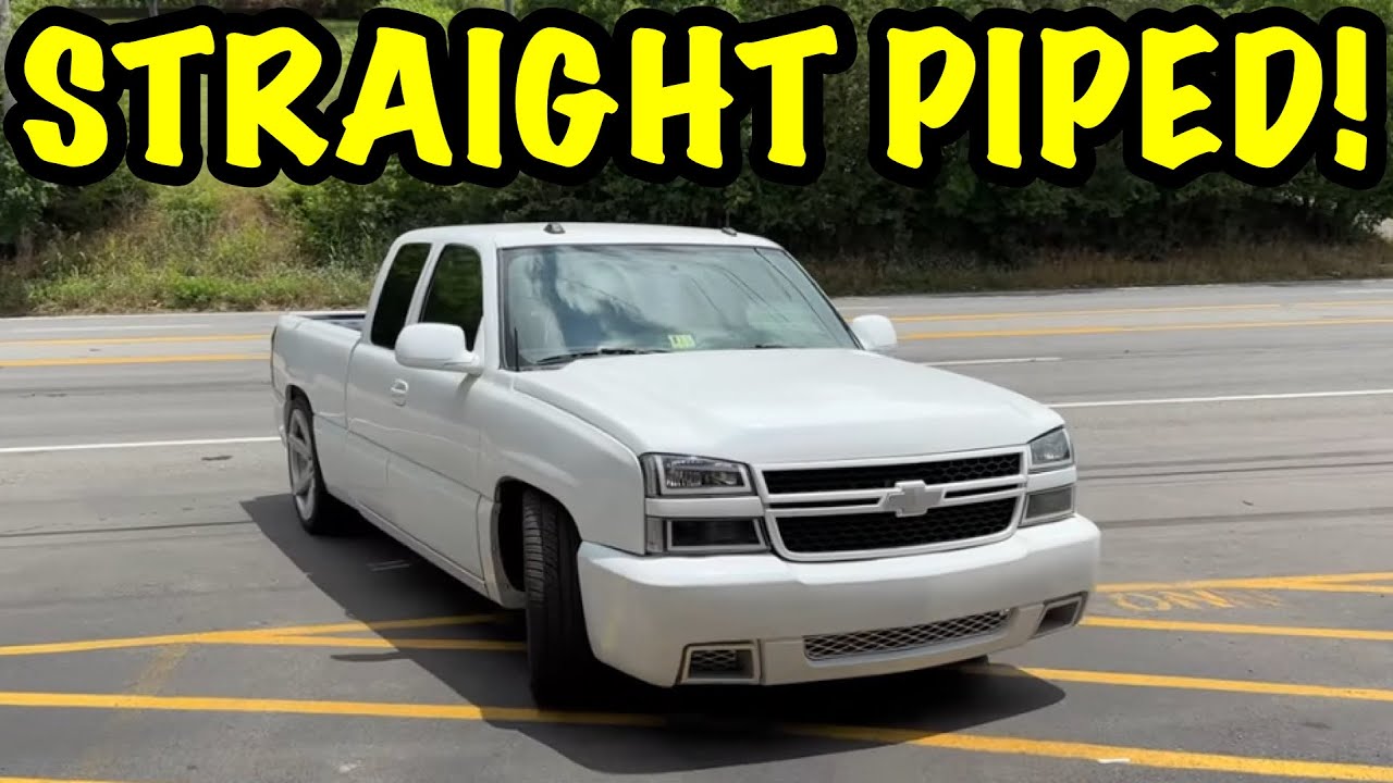 SO LOUD! Straight Piped Chevy Silverado SS 6.0L V8 - YouTube