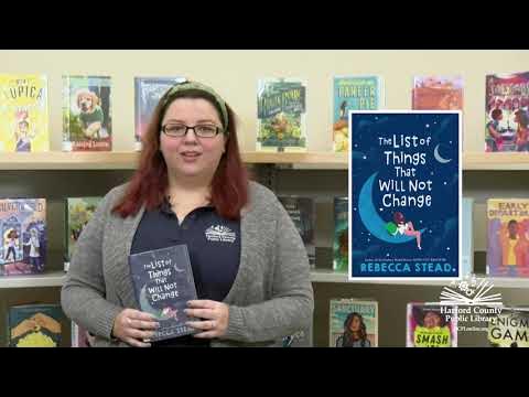 Middle School Book Bites: The List of Things That Will Not Change by ...