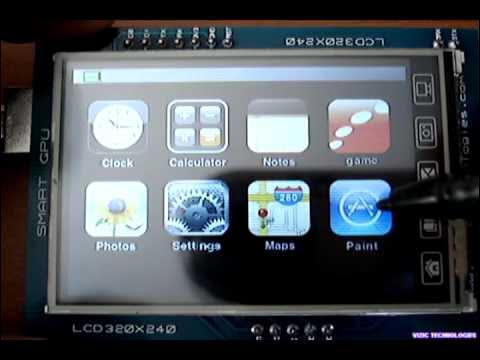 SMARTGPU LCD - Arduino Ipod like demo - YouTube