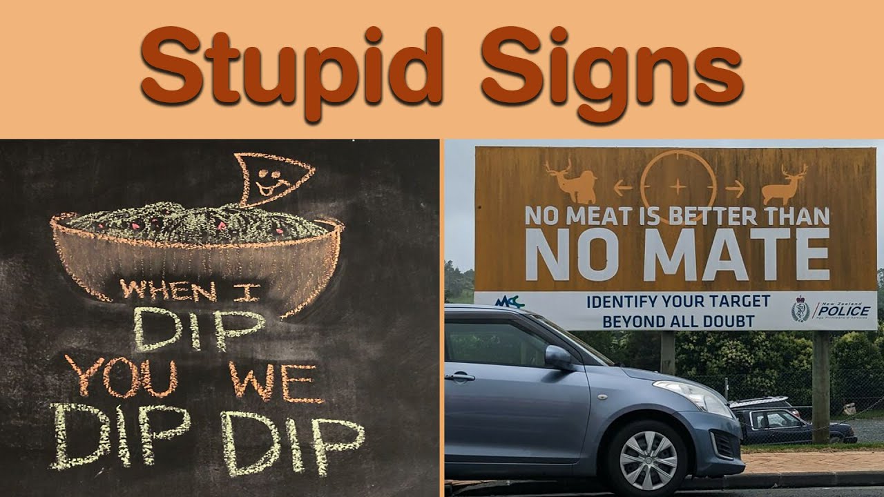 Stupid Signs You Won’t Believe Actually Exist 😵‍💫|| Daily Funnies - YouTube