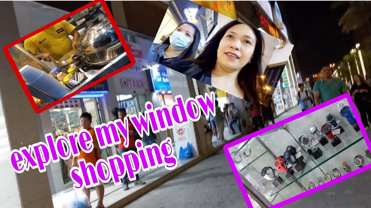 WINDOW SHOPPING PART 2: EXPLORE OUR DAY. - YouTube