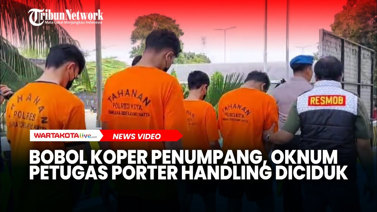Bobol Koper Penumpang, 5 Oknum Petugas Porter Handling Bandara Diciduk ...