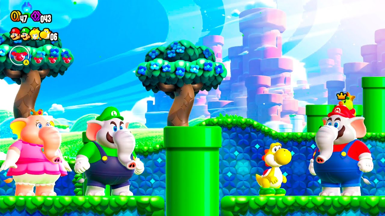 Super Mario Bros. Wonder - 4 Players Hidden Secrets (Co Op Multiplayers ...