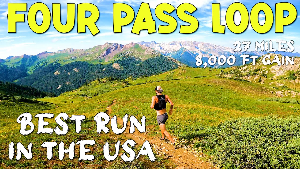 Running Maroon Bells Four Pass Loop | Pikes Peak Marathon Training THE ...