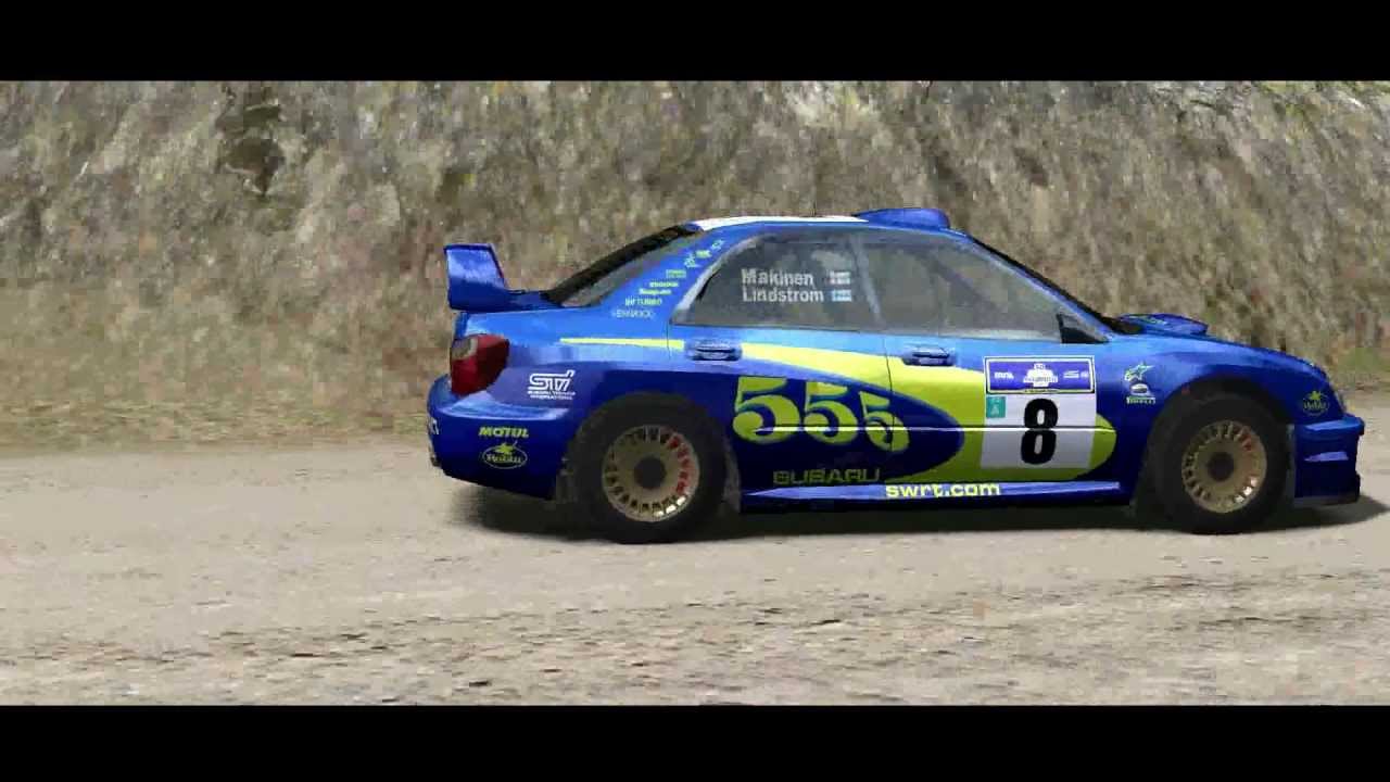 RALLY TEST Track rFactor - YouTube