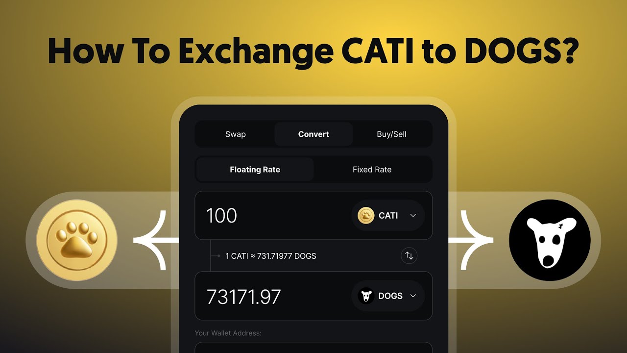 How To Convert Catizen CATI To DOGS? - YouTube