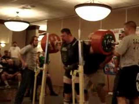 Brian Siders' squat of 992 at Men's Nationals - YouTube