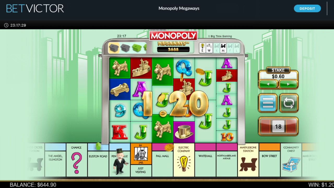 Online Slot Monopoly Megaways Session 30 Bonus - YouTube