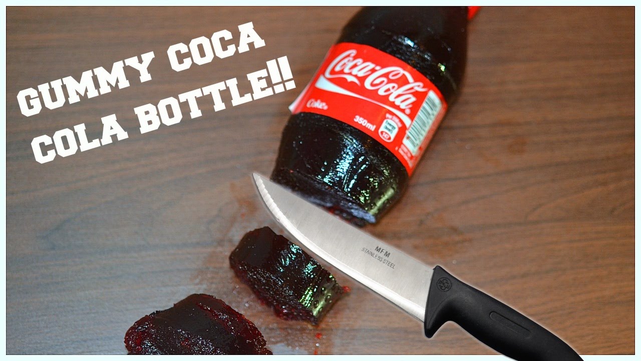 EPIC GUMMY COCA COLA BOTTLE!!! - YouTube
