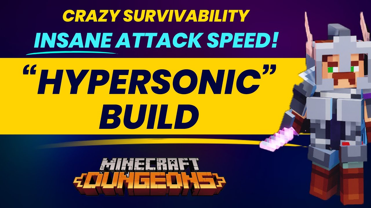 "Hypersonic" Build - Crazy Fast, INSANE DPS & Survivability | Minecraft ...