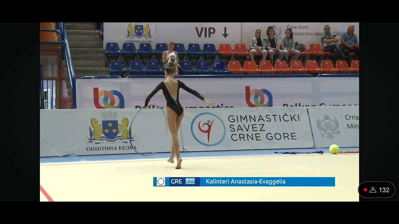 Anastasia-Evaggelia KALINTERI GREECE - Hoop AA - FIG Balkan Cup 2024 ...