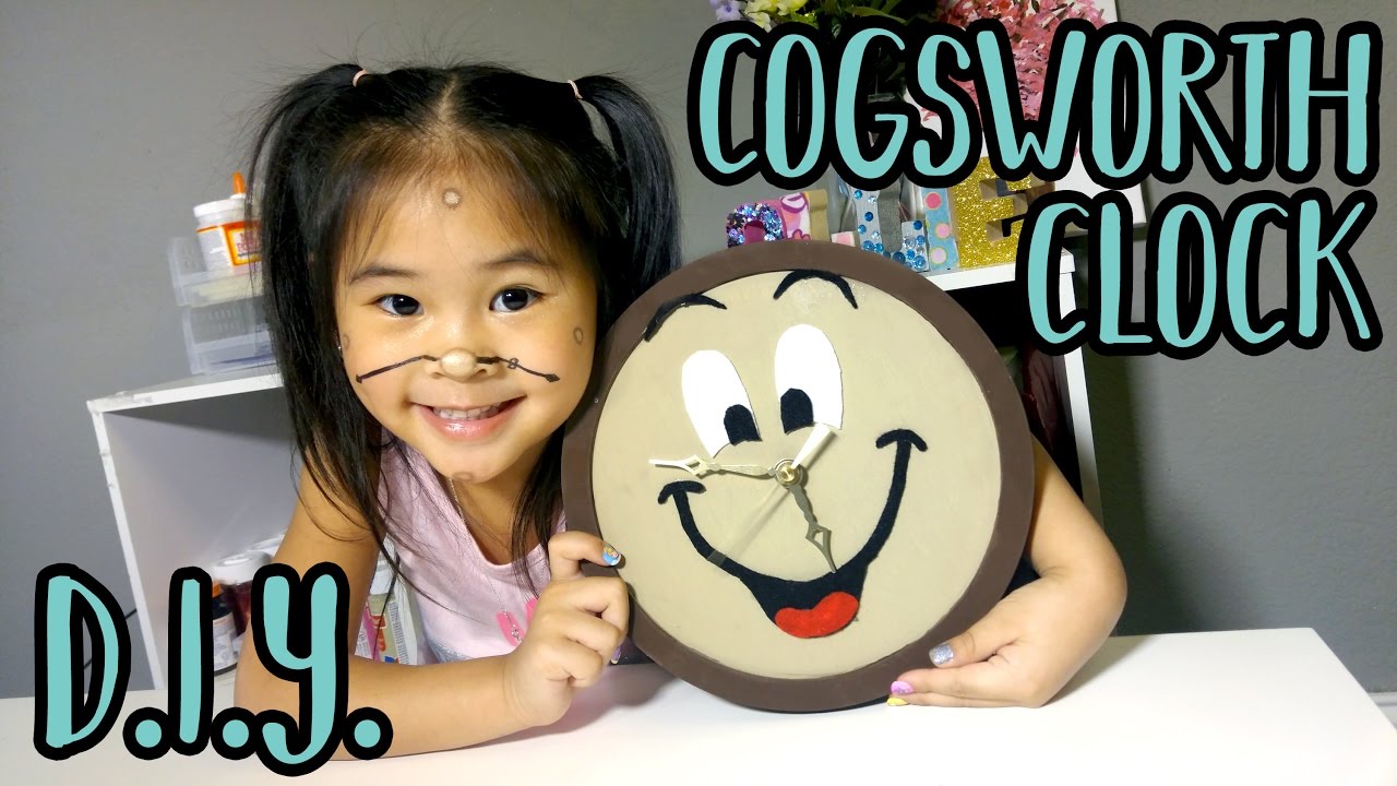 DIY Easy Beauty and the Beast Crafts | Beauty and the Beast Cogsworth ...