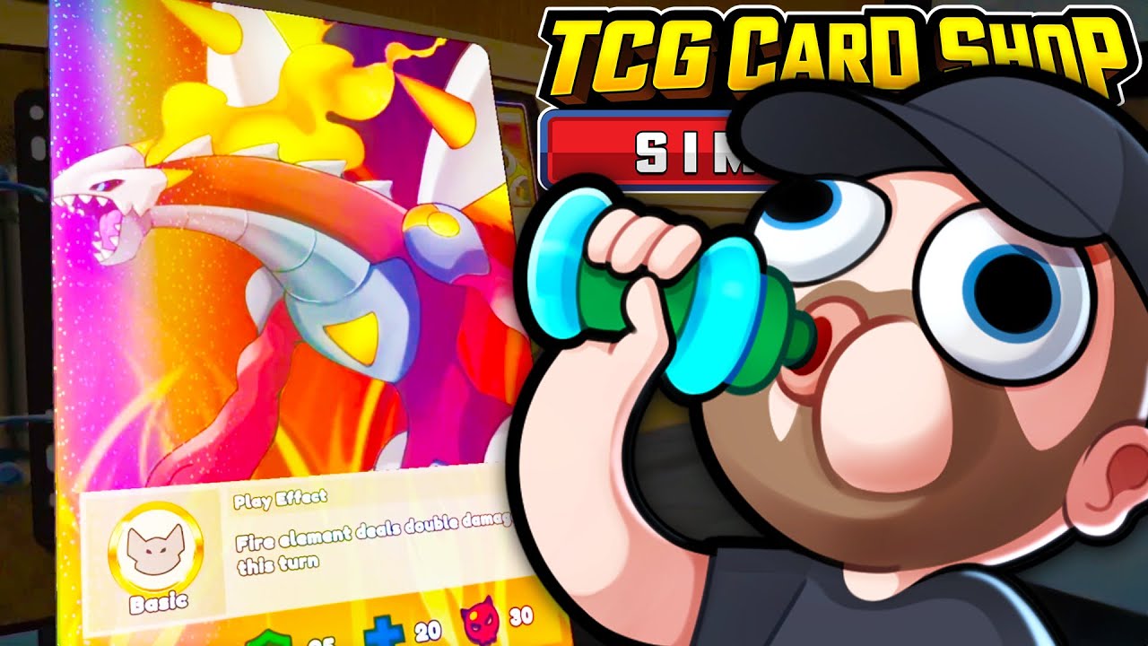 Trying to Pull Ghost Legendary Foils in TCG Card Shop Simulator! - YouTube