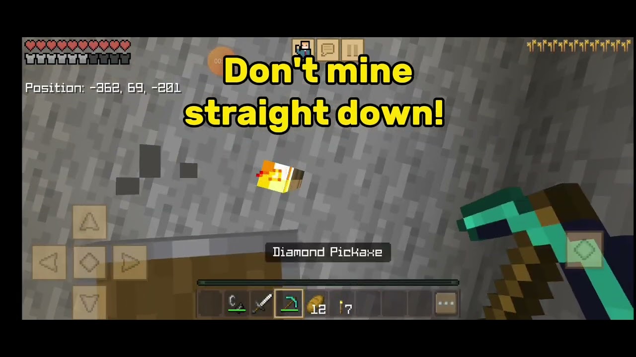 Don't mine straight down.... - YouTube