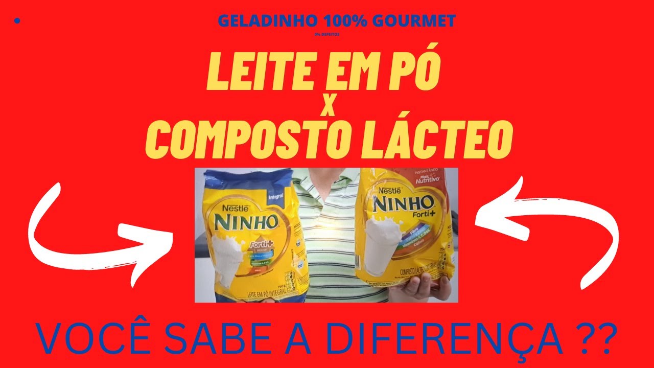 COMPOSTO LÁCTEO e LEITE EM PÓ ... qual é o indicado para fazer ...