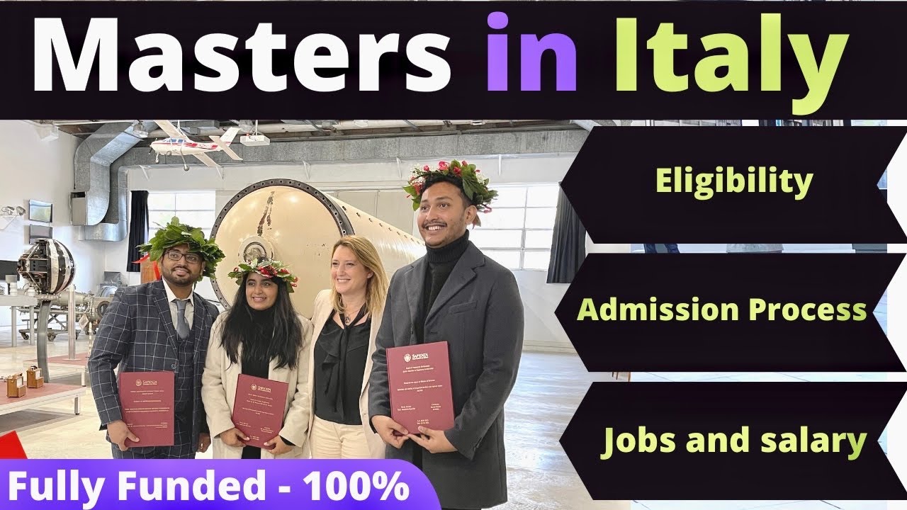 Masters in Italy - Full Admission Process ! Universities ! Jobs ...