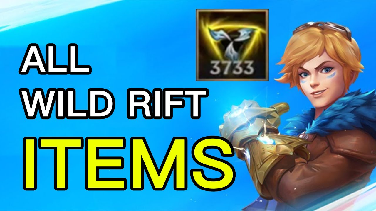 All wild rift items-League of legends Wild Rift - YouTube
