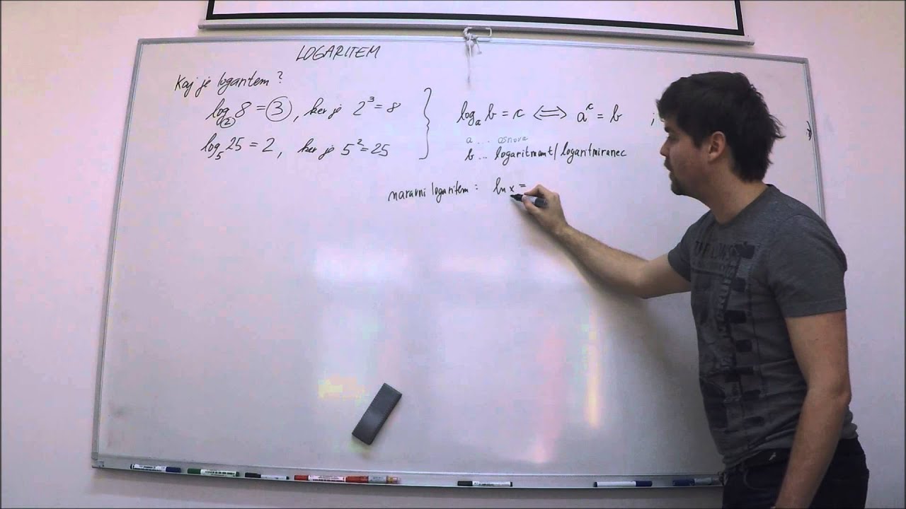 Logaritmi | Inštrukcije matematike - YouTube