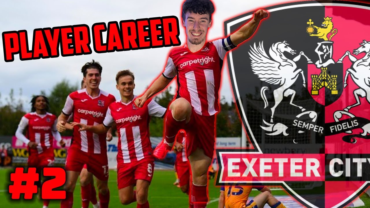 GETTING INTO THE FIRST TEAM!! | EXETER CITY PLAYER CAREER MODE #2 - YouTube