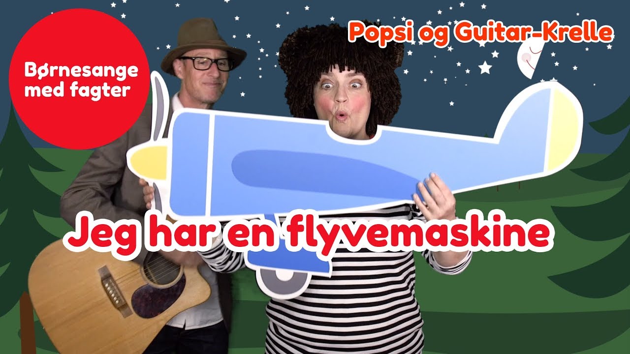 Jeg har en flyvemaskine (Jørgens flyvemaskine) | Børnesang med fagter ...