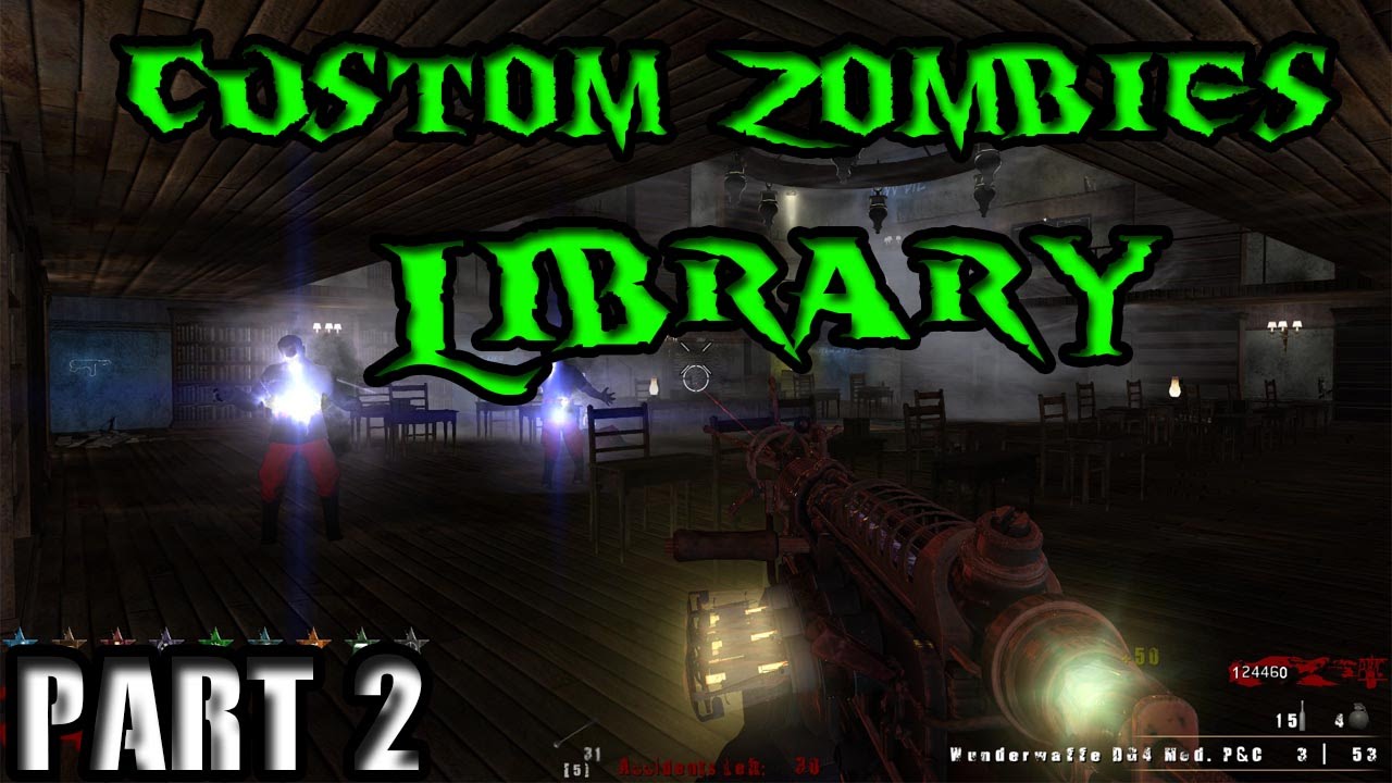 Custom Zombies: Library part 2 "Free Honeybadger!" - YouTube