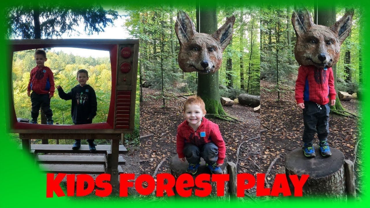 Forest Pretend PLAY Preschool LEARNING Outdoor Fun Video FOR KIDS/ EINS ...