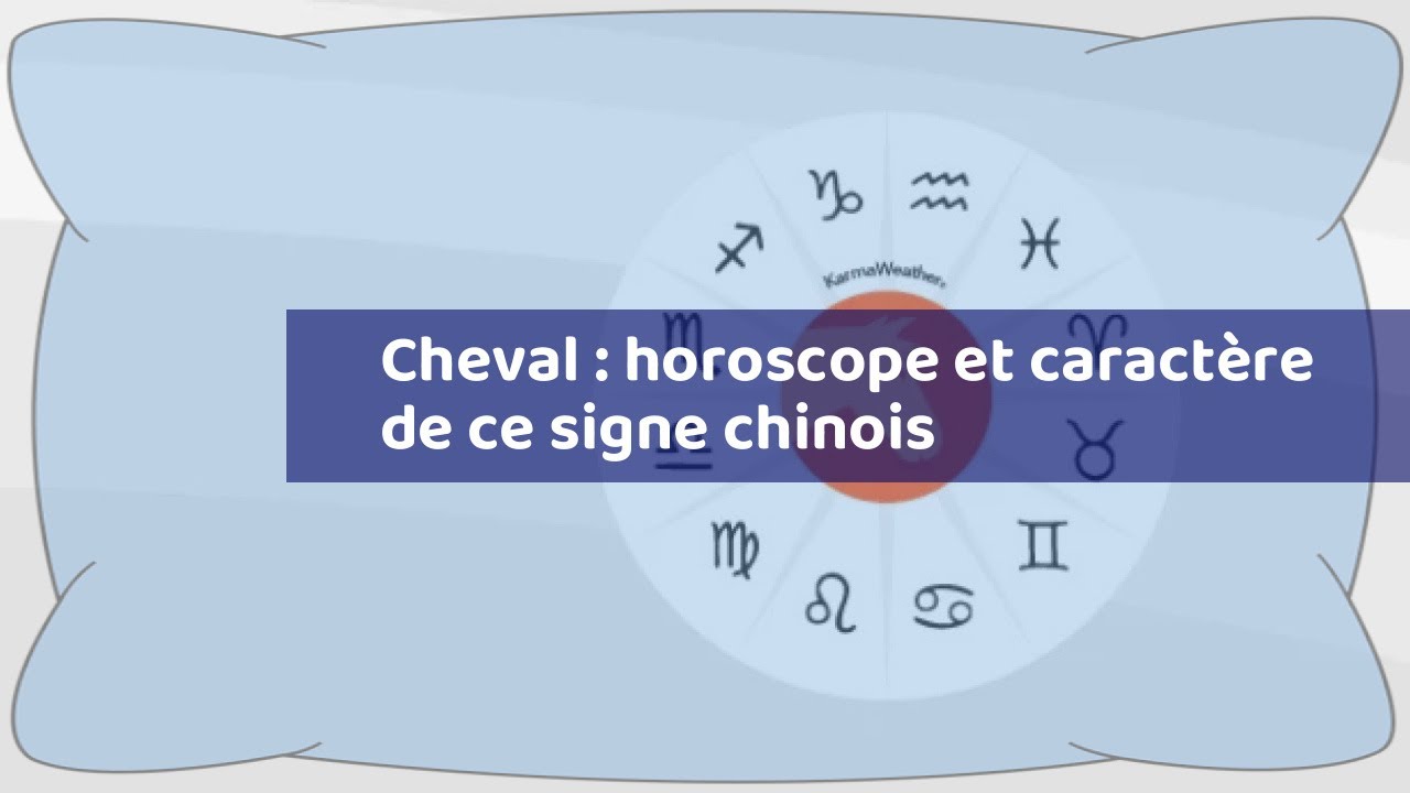 Cheval : horoscope et caractère de ce signe chinois - YouTube