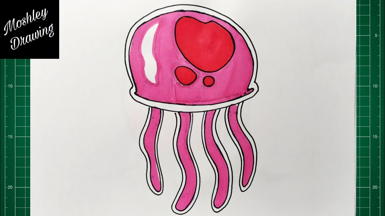 How to Draw Spongebob Jellyfish - YouTube