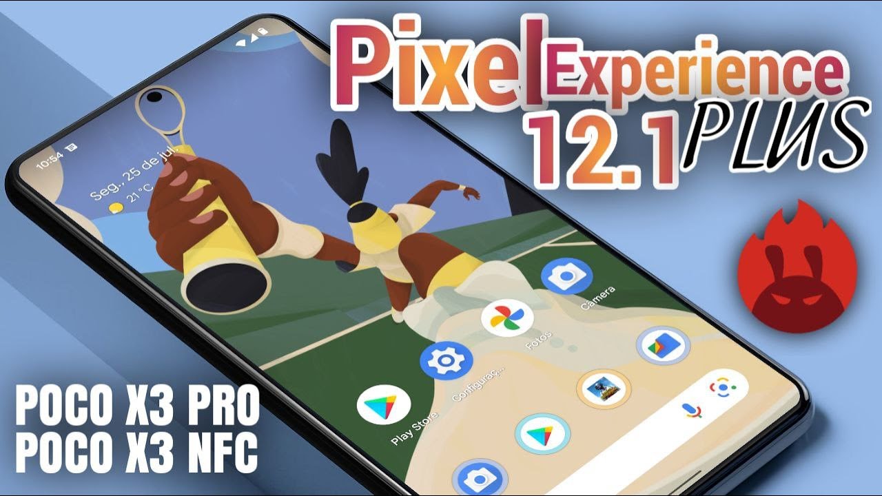 ROM Pixel Experience PLUS 12.1 POCO X3 PRO E NFC - INSTALAÇÃO Teste ...