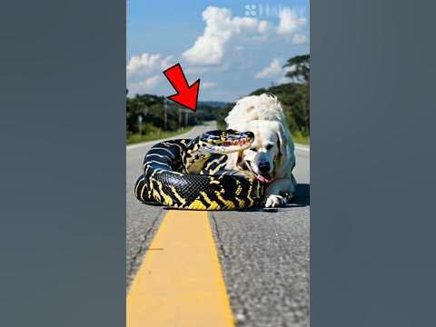 a dog and python love 😘|#youtubeshorts - YouTube